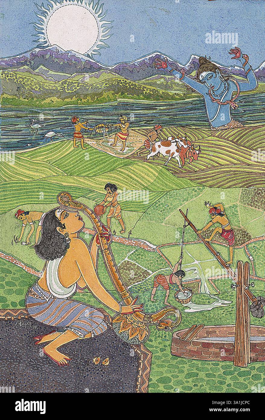 Artist S. Rajam, vedas, hindu belief, hindu, hinduism, art, himalayan ...