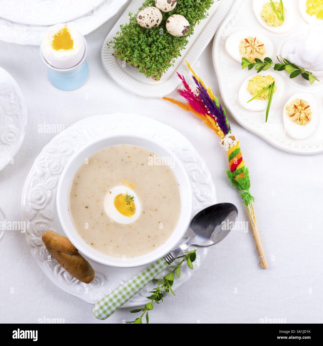 Polish Easter Soup Stock Photo - Alamy
