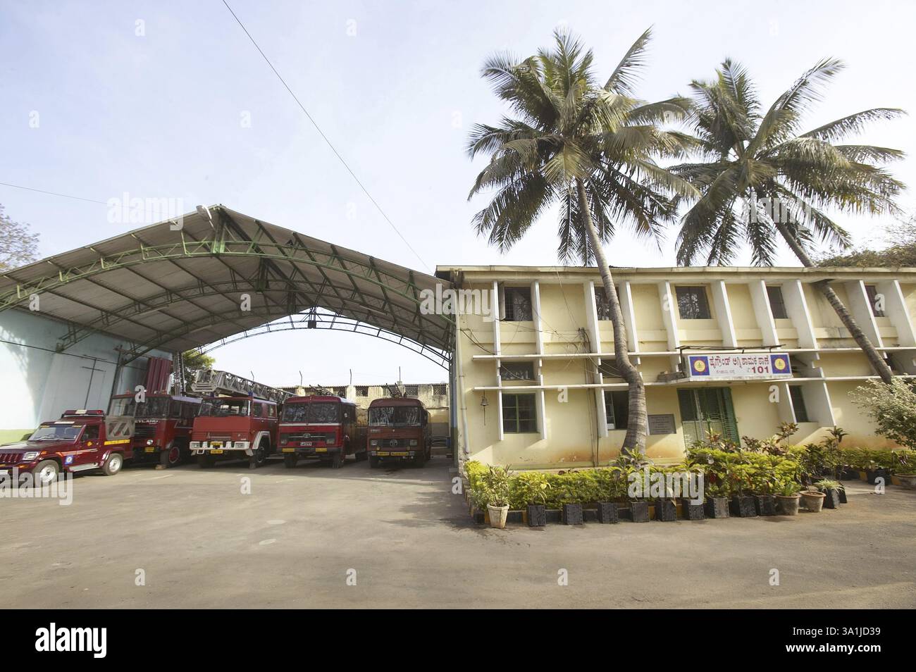High ground fire brigade station building, Bangalore, Karanataka, India ...