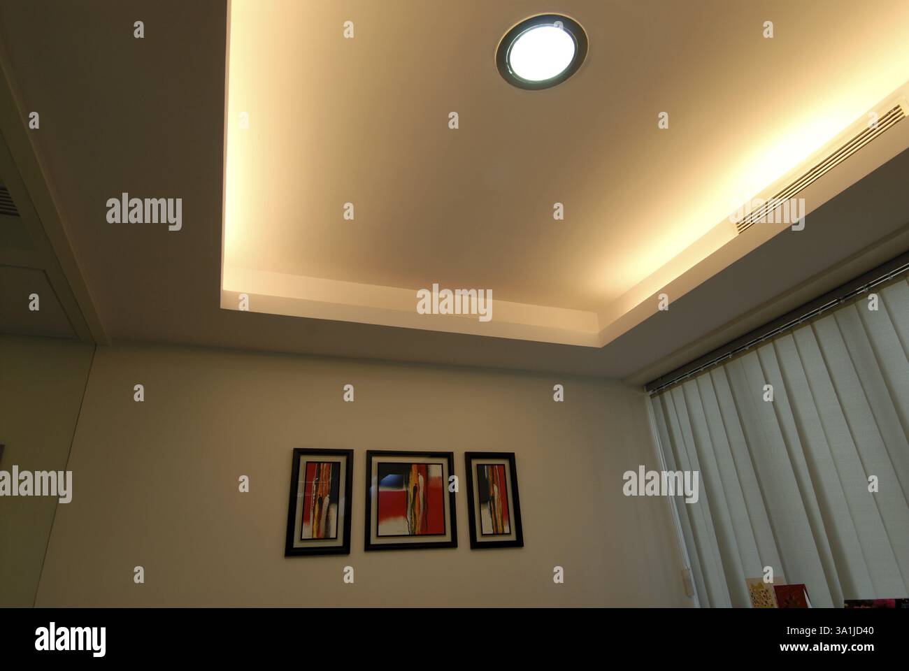 Pharmaceutical Research Laboratry, lab, office, decorative ceiling with ...