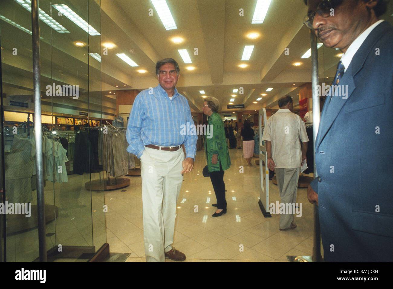 Indian business Ratan Tata in showroom chairman and managing director ...