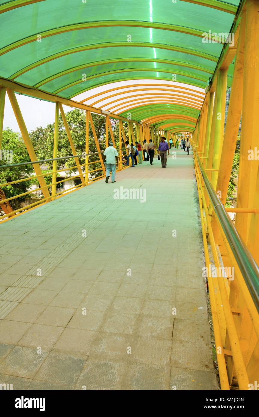 Bandra east sky walk length 1.4 kms connecting Bandra east with western ...