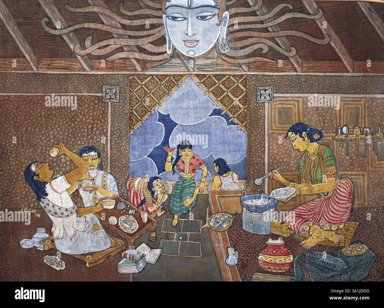 Artist S. Rajam, hindu belief, hindu, hinduism, art, himalayan academy ...