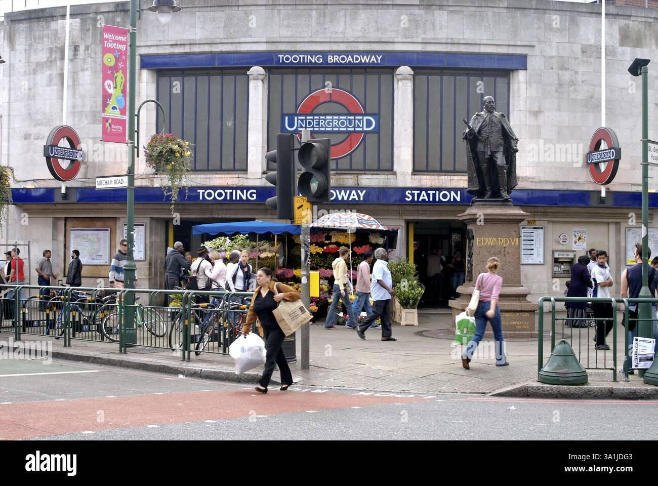 Tooting Broadway, Underground Tube Station, London, U.K. United Kingdom ...