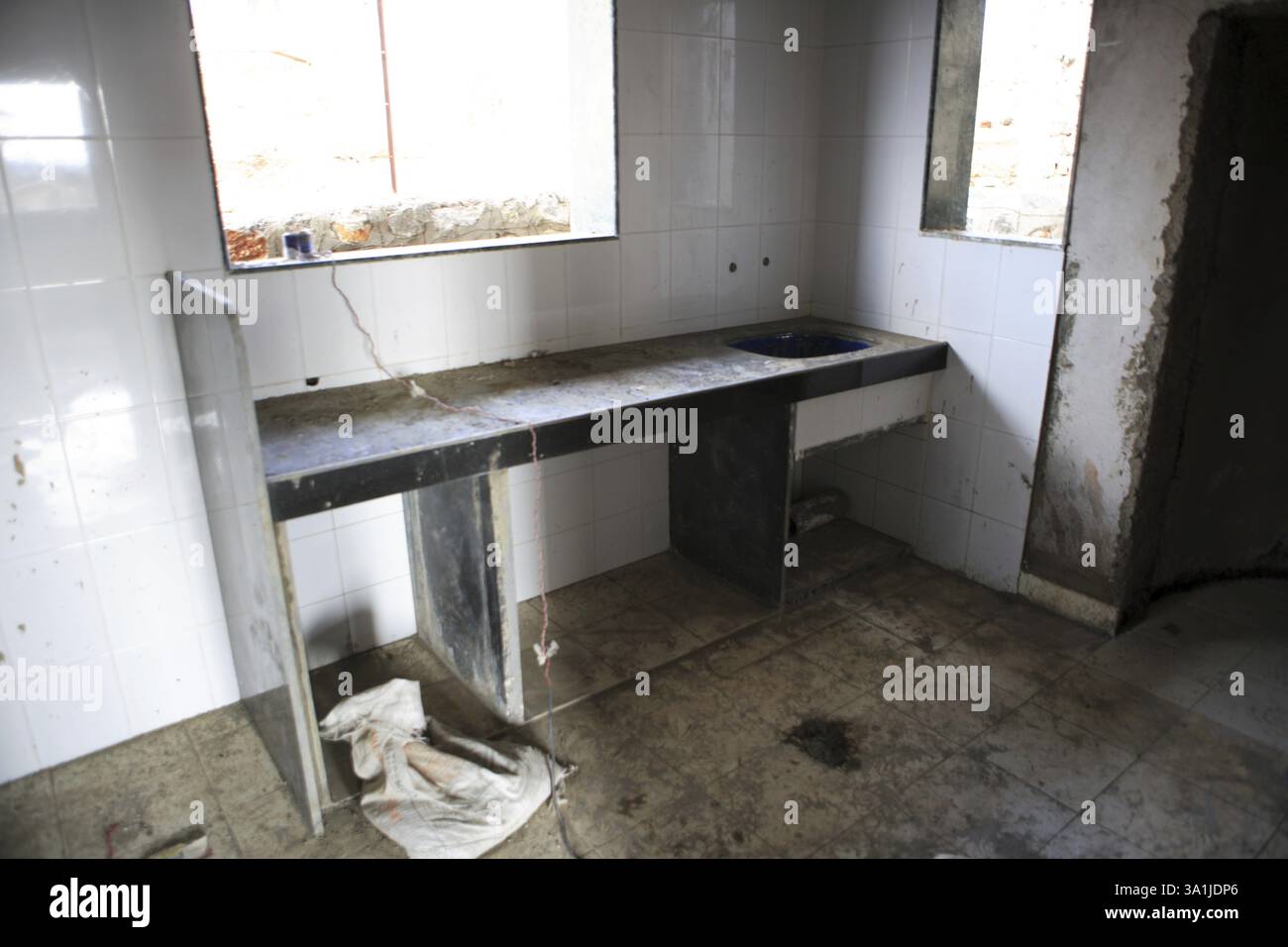 Kitchen platform, house under construction, Talegaon, Pune, Maharashtra ...