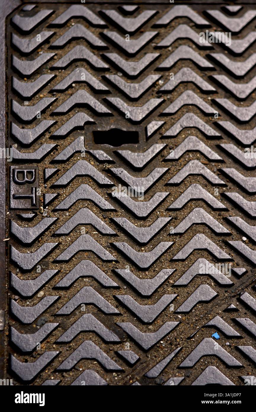 British Telecom Manhole, London, U.K. United Kingdom England Stock ...