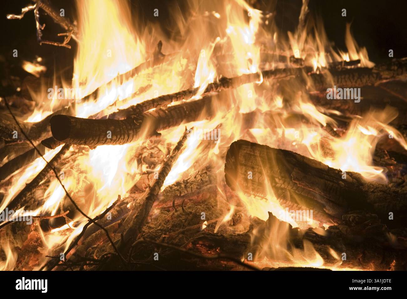 Easter Fire flame heat hot festival of fire wood burning five elements ...