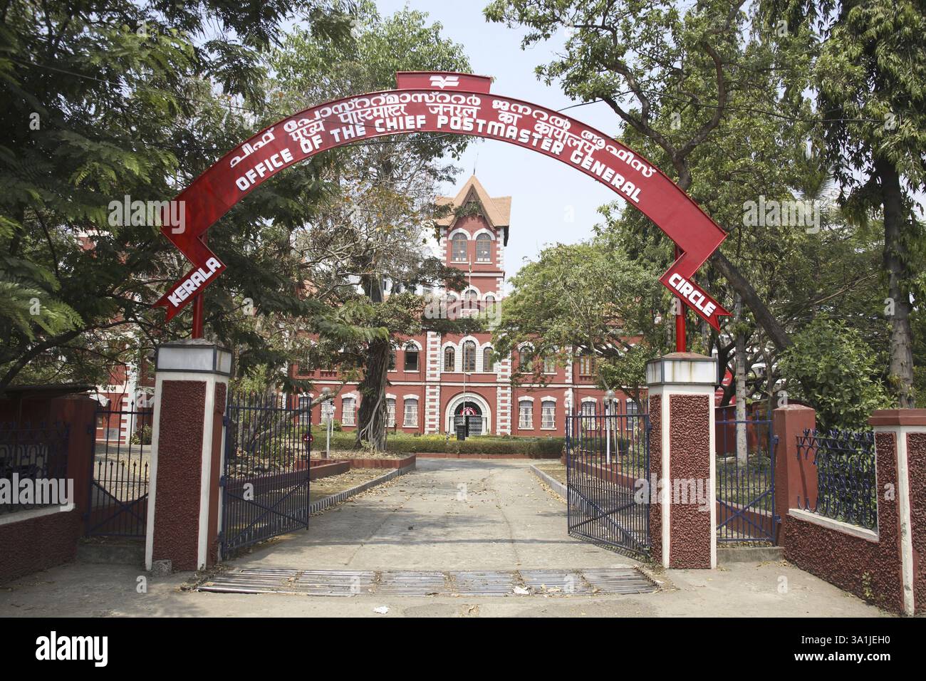 Architecture, office of the Postmaster General, Trivandrum or ...