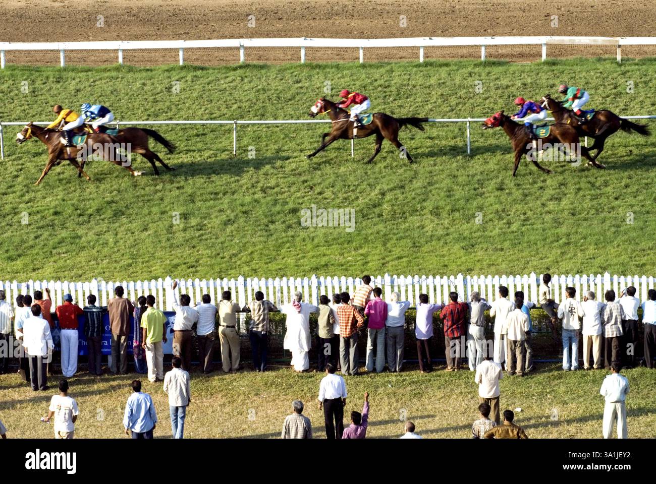 Horse races at Mahalaxmi Race course, Bombay Mumbai, Maharashtra, India ...
