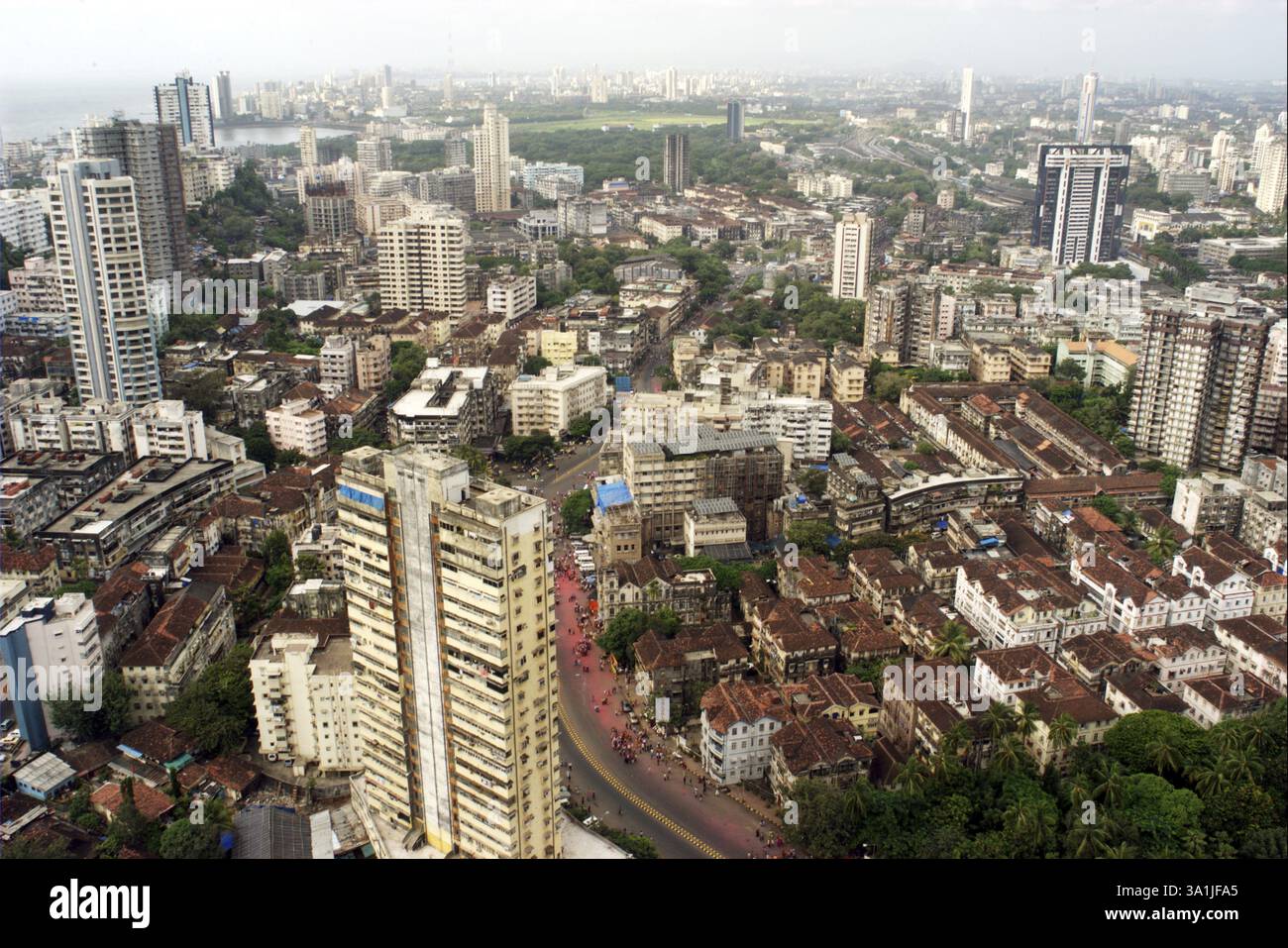 An aerial view of Mumbai Central, Bombay Mumbai, Maharashtra, India ...