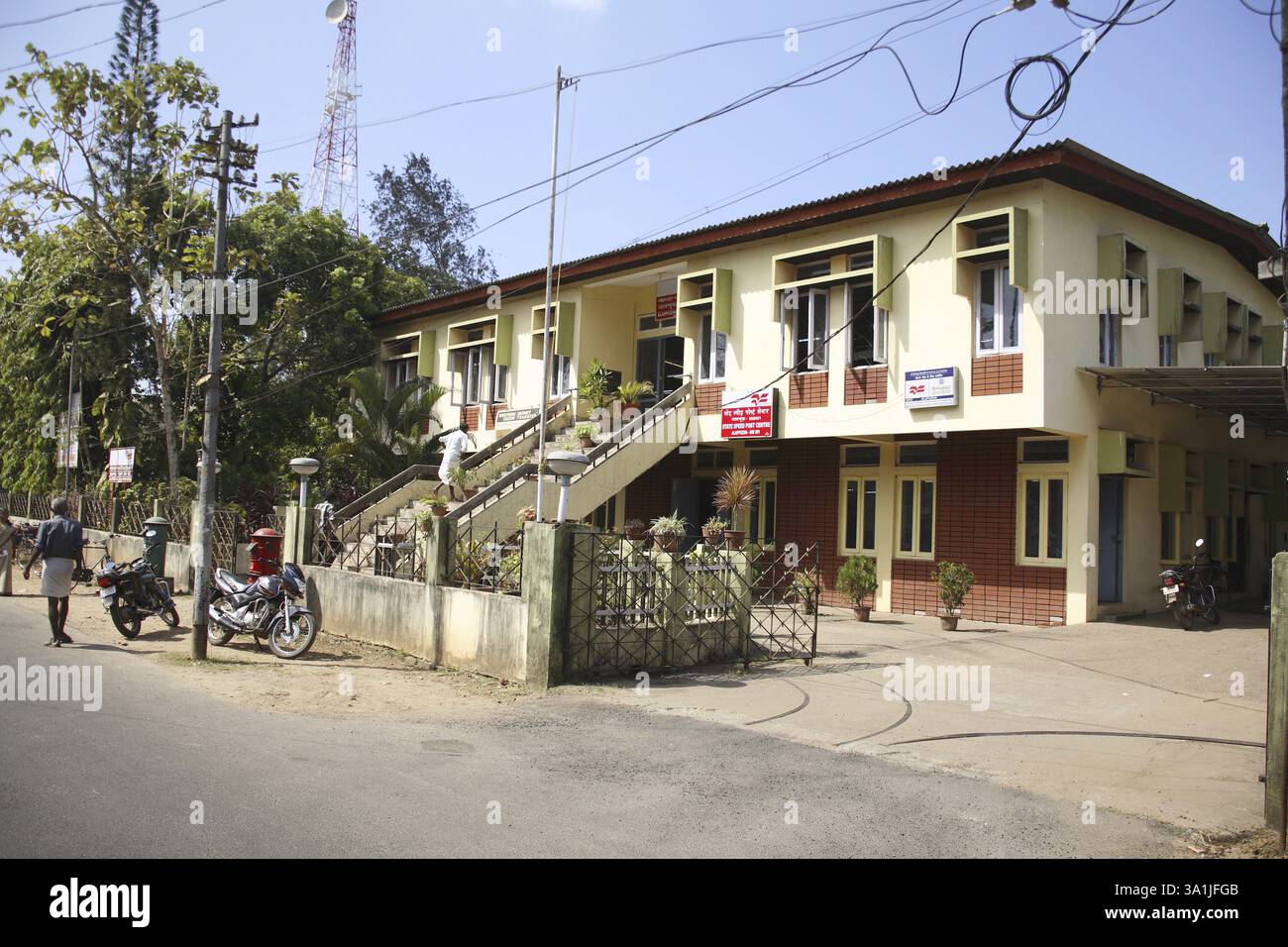 Old letter box mentioning Cleared at Travancore Anchal displayed at ...