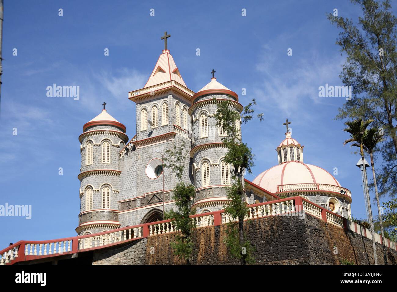 Marian pilgrim shrine, Pattumala, Kerala, India, Asia Stock Photo - Alamy
