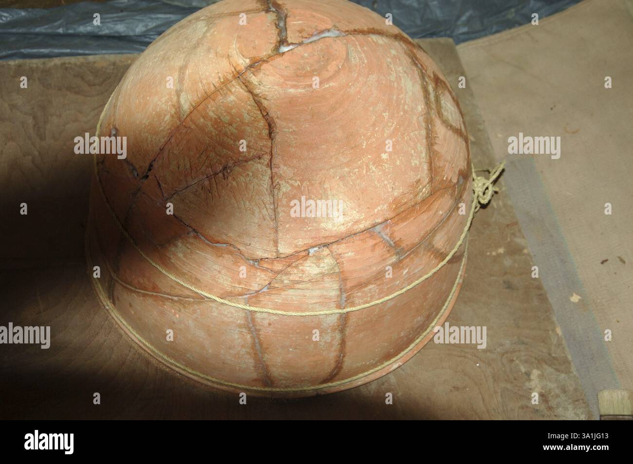 Excavations of burial site (4K years old) at Sinauli, Uttar Pradesh ...