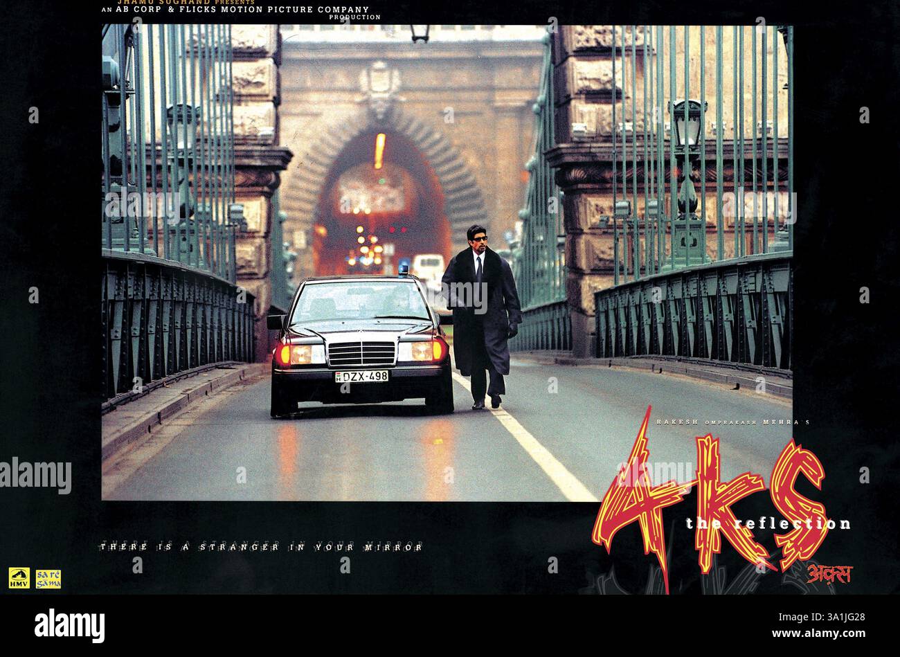 South Asian Indian actor Amitabh Bachchan in a film still from AKS NA ...