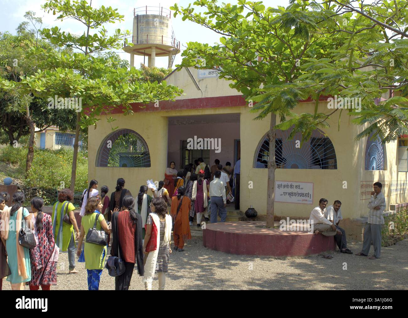 Visitors from different parts of India come for training at Ralegan ...