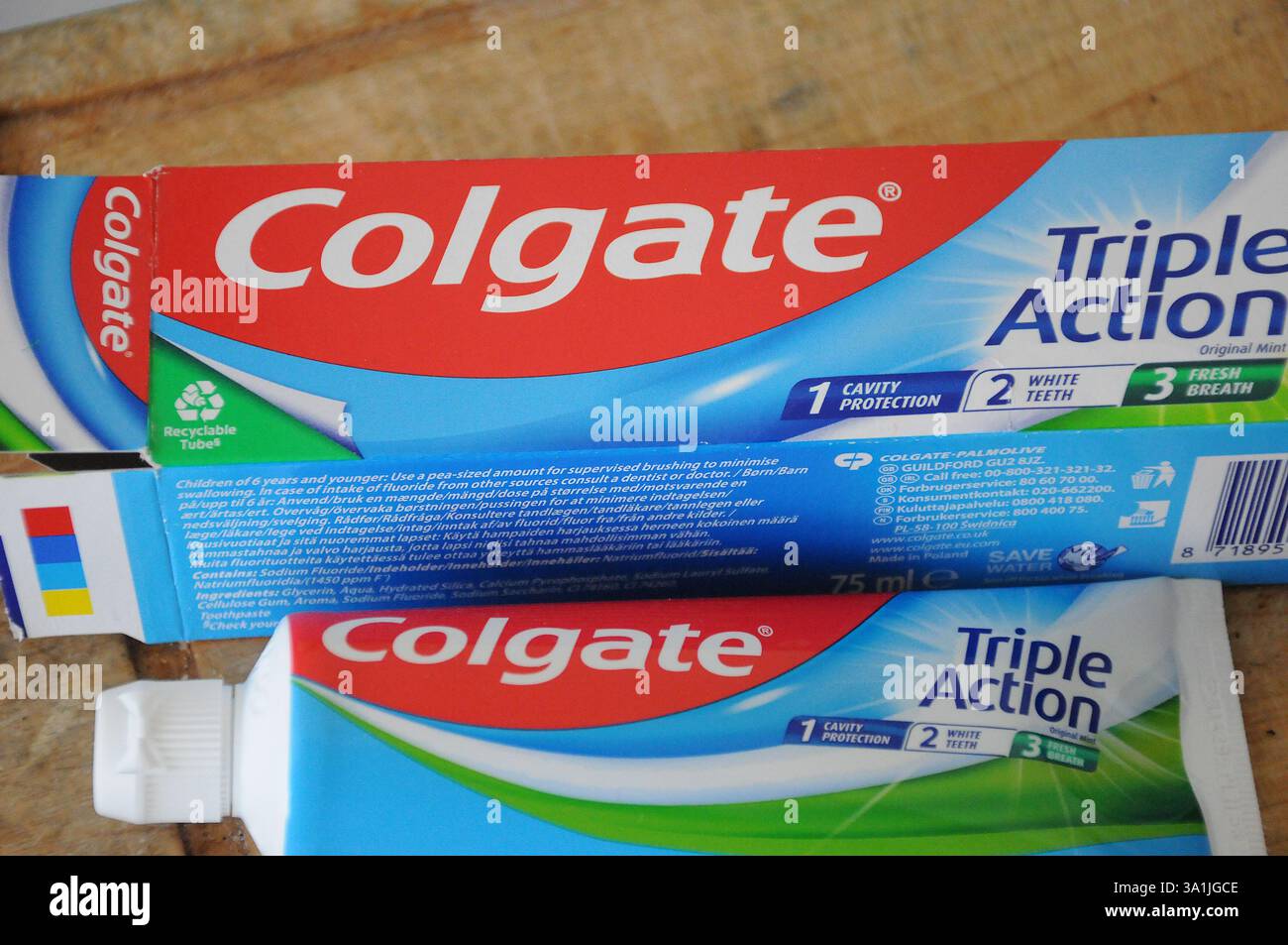 Copenhagen/ DenmarK/09 MARCH 2025/.Colgate tooth paste copenhagen ...