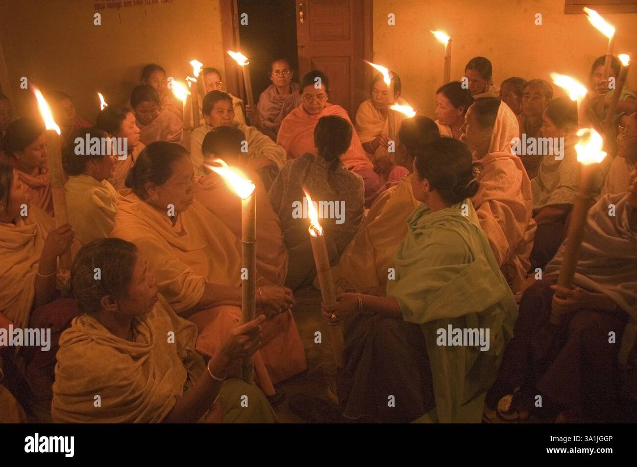Manipuri women have organized themselves as Meira Paibis (torch bearers ...