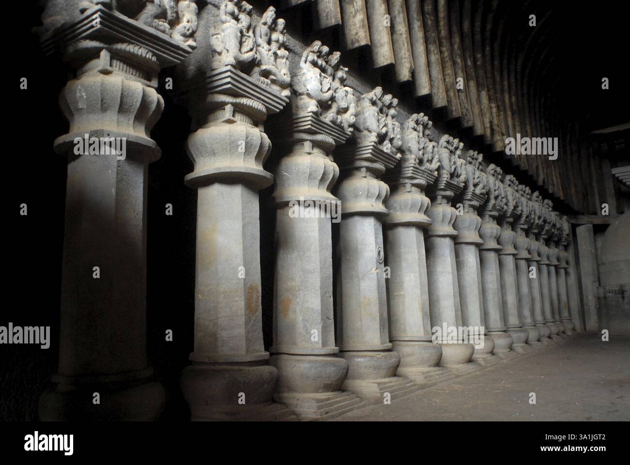 Buddhist caves built 3rd 2nd century BC by Buddhist monks one of the ...