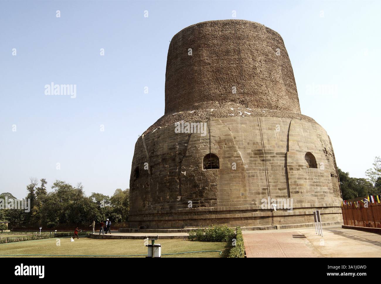 Dhamekh Stupa, The spot where Lord Gautam Buddha delivered his first ...