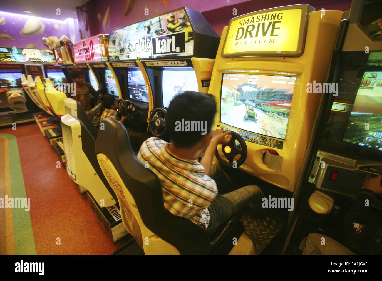 Children enjoying their games at the Planet Infiniti in the infinity ...