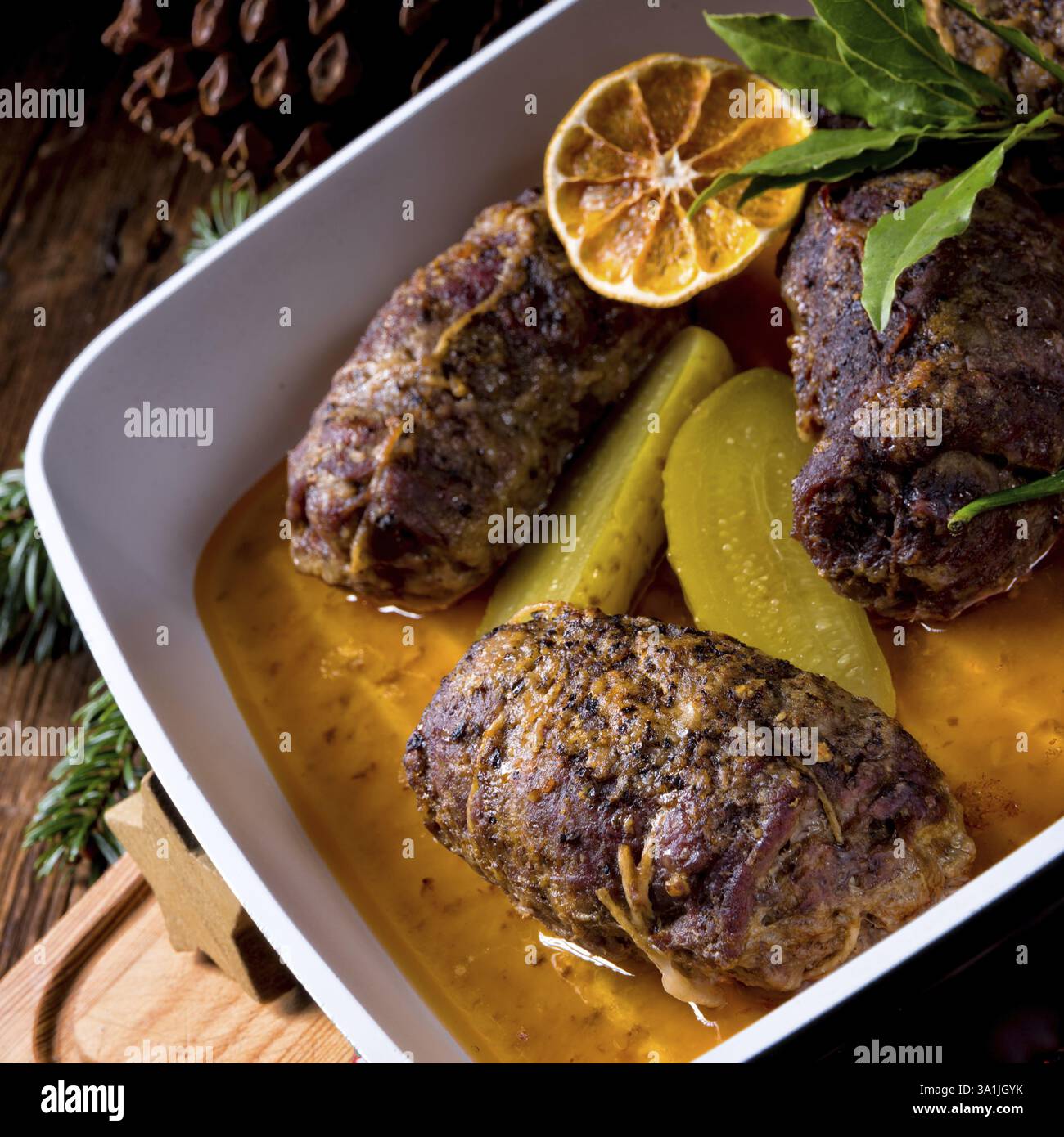 Roll veal hi-res stock photography and images - Alamy