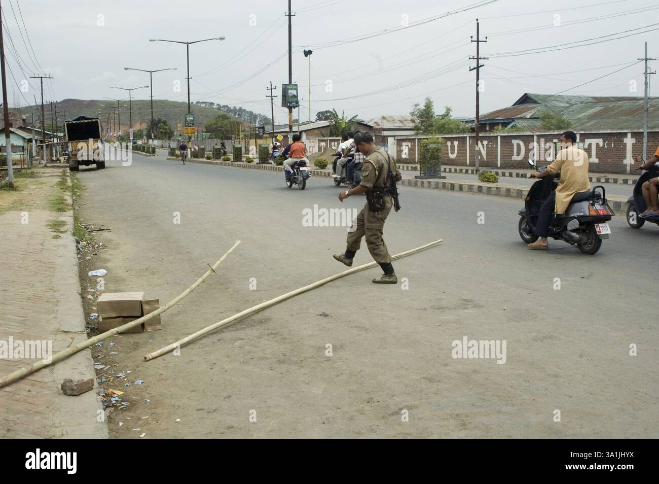Street view of Imphal, Manipur, India, Asia Stock Photo - Alamy