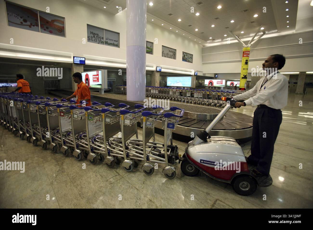 Upgraded baggage claim area with newly launched trolleys at ...