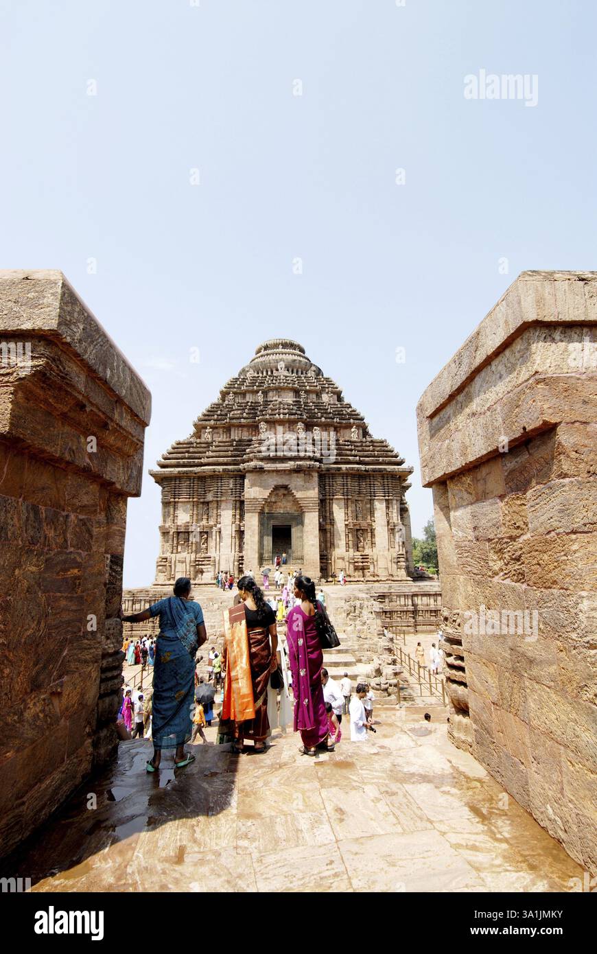 Konarak sun temple, Konarak, Bhubaneswar, Orissa, India, Asia Stock ...