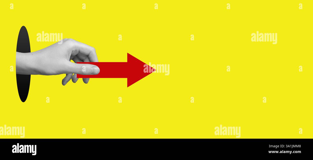 Arrow hitting target symbolizing goal, accuracy, and success. Business ...