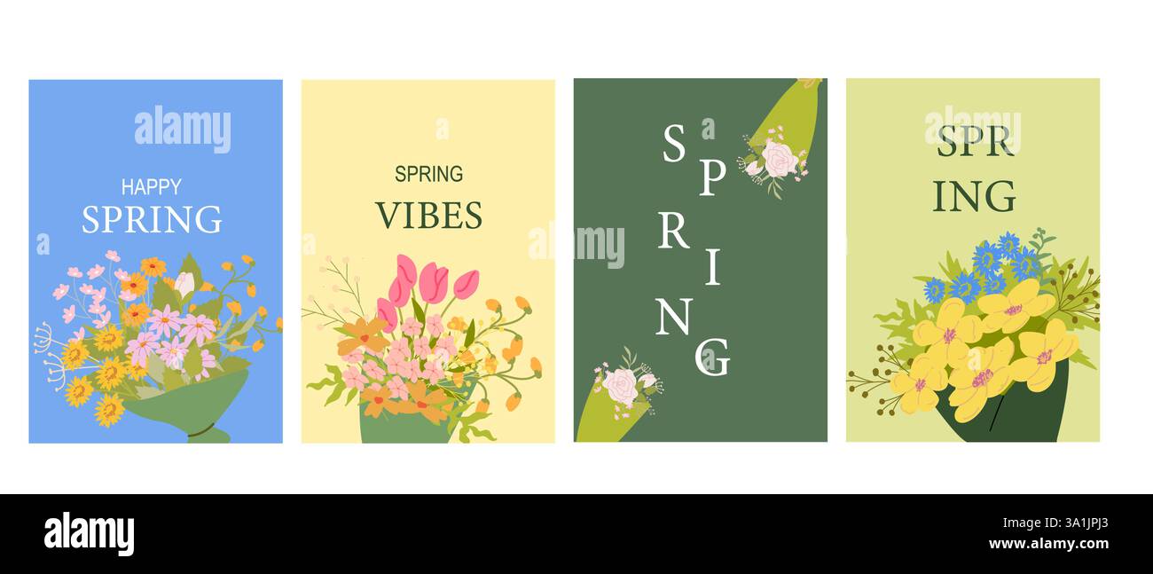 Colorful spring floral arrangements with cheerful blooms and joyful ...