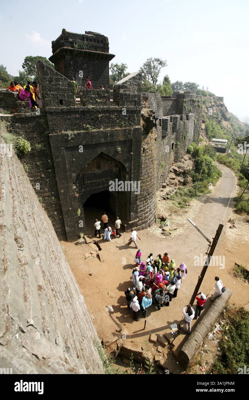 Tourist at the Panhala fort, Kolhapur, Maharashtra, India, Asia Stock ...