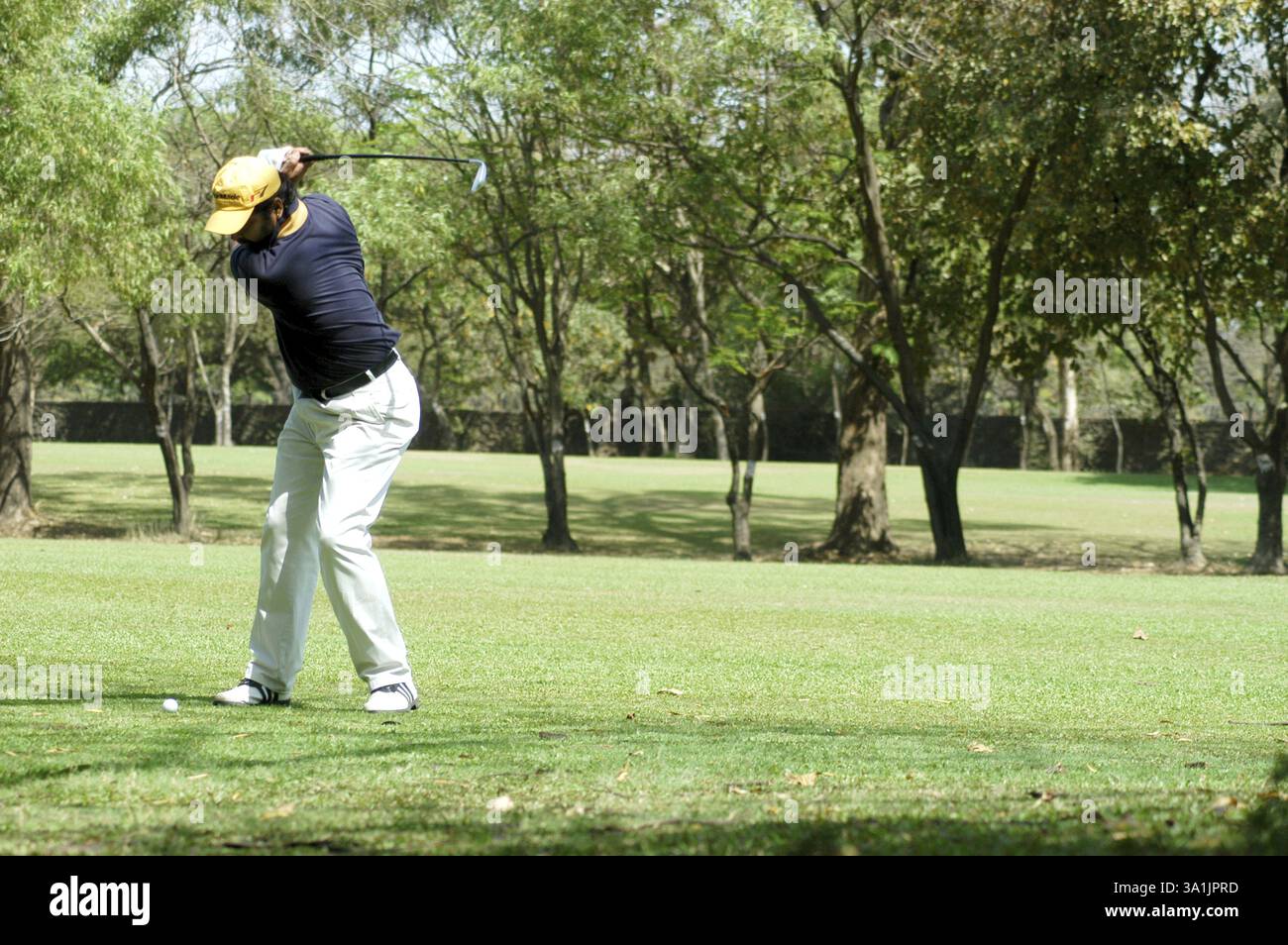 Golfer playing golf at BPGC (Bombay Presidency Golf Club), Chembur ...