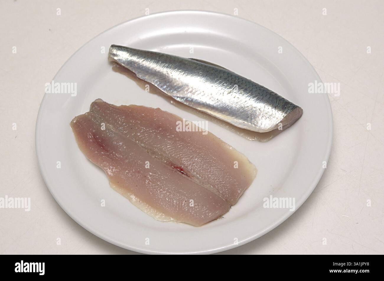 NAn vegetarian Food, Boneless raw fish Baltic (small) herring fish ...