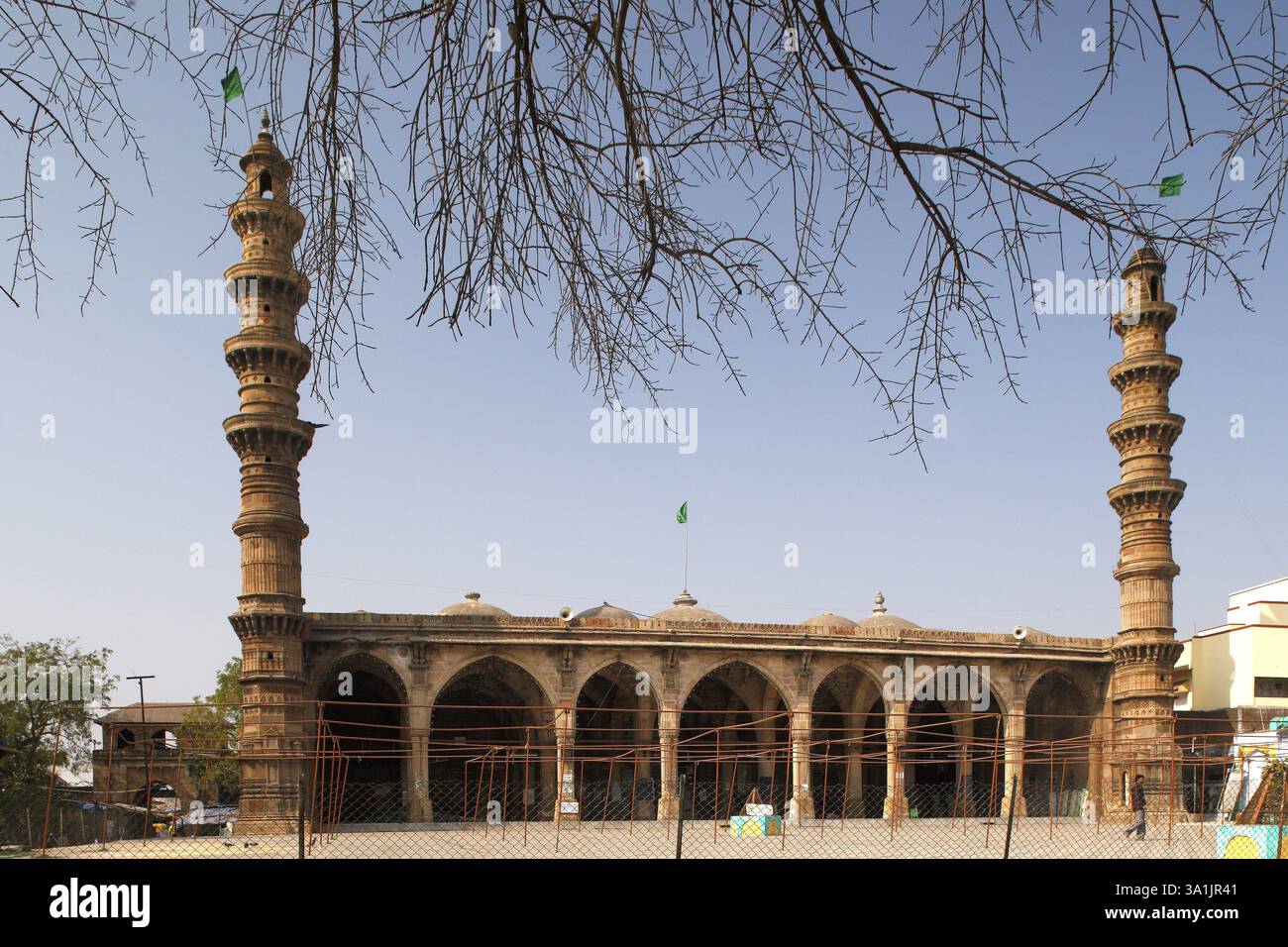 Heritage stone Mosque of Shah Allum's, Ahmedabad, Gujarat, India, Asia ...