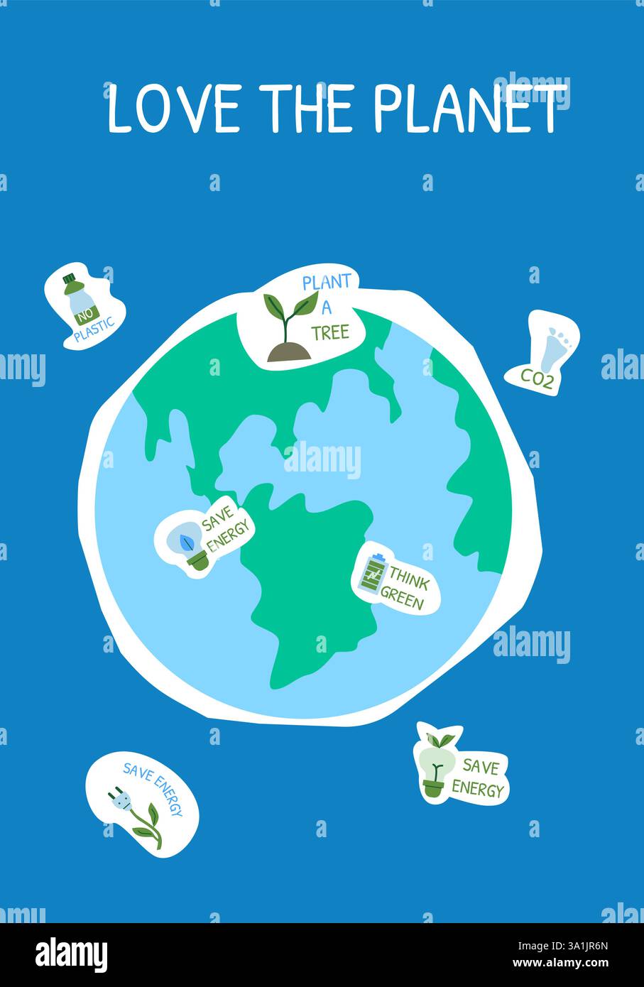 Your actions impact the planet Stock Vector Images - Alamy