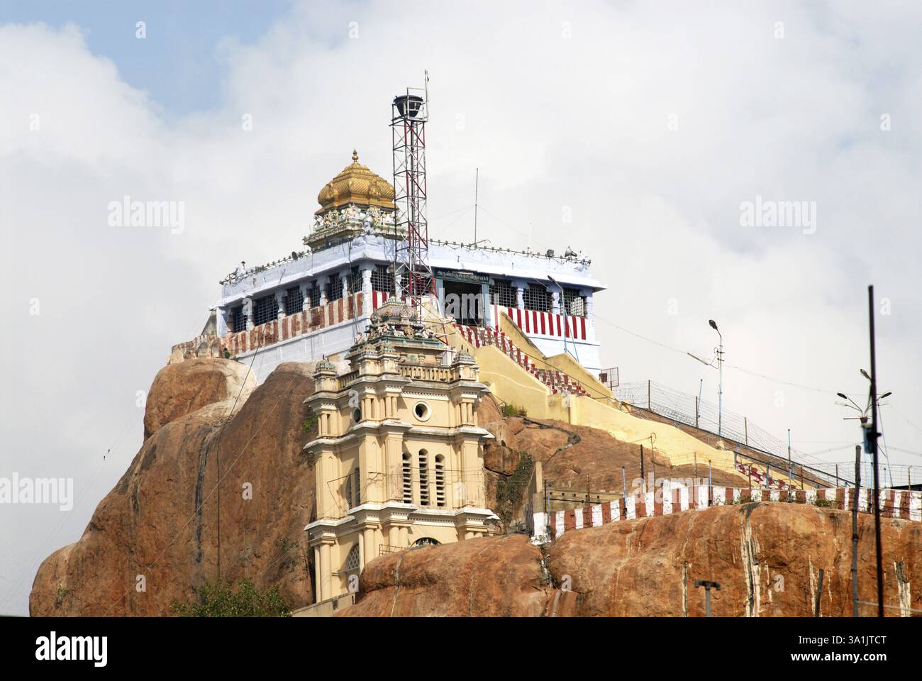 Utchipillaiyar Sannathi temple dedicated to lord Ganesh, Rock fort at ...