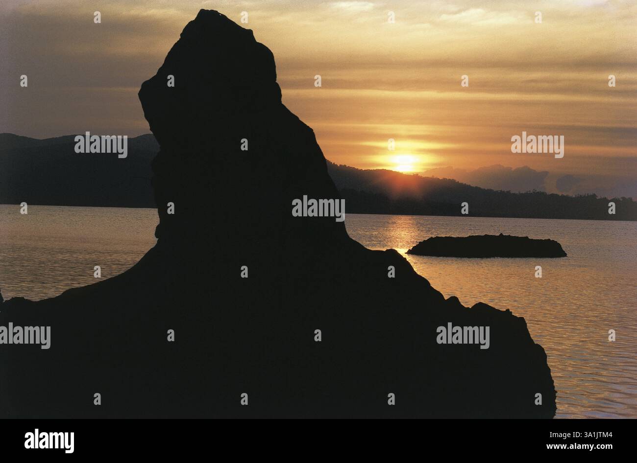 Sunset at Chiriya Tapu southernmost tip of south Andaman, India, Asia ...