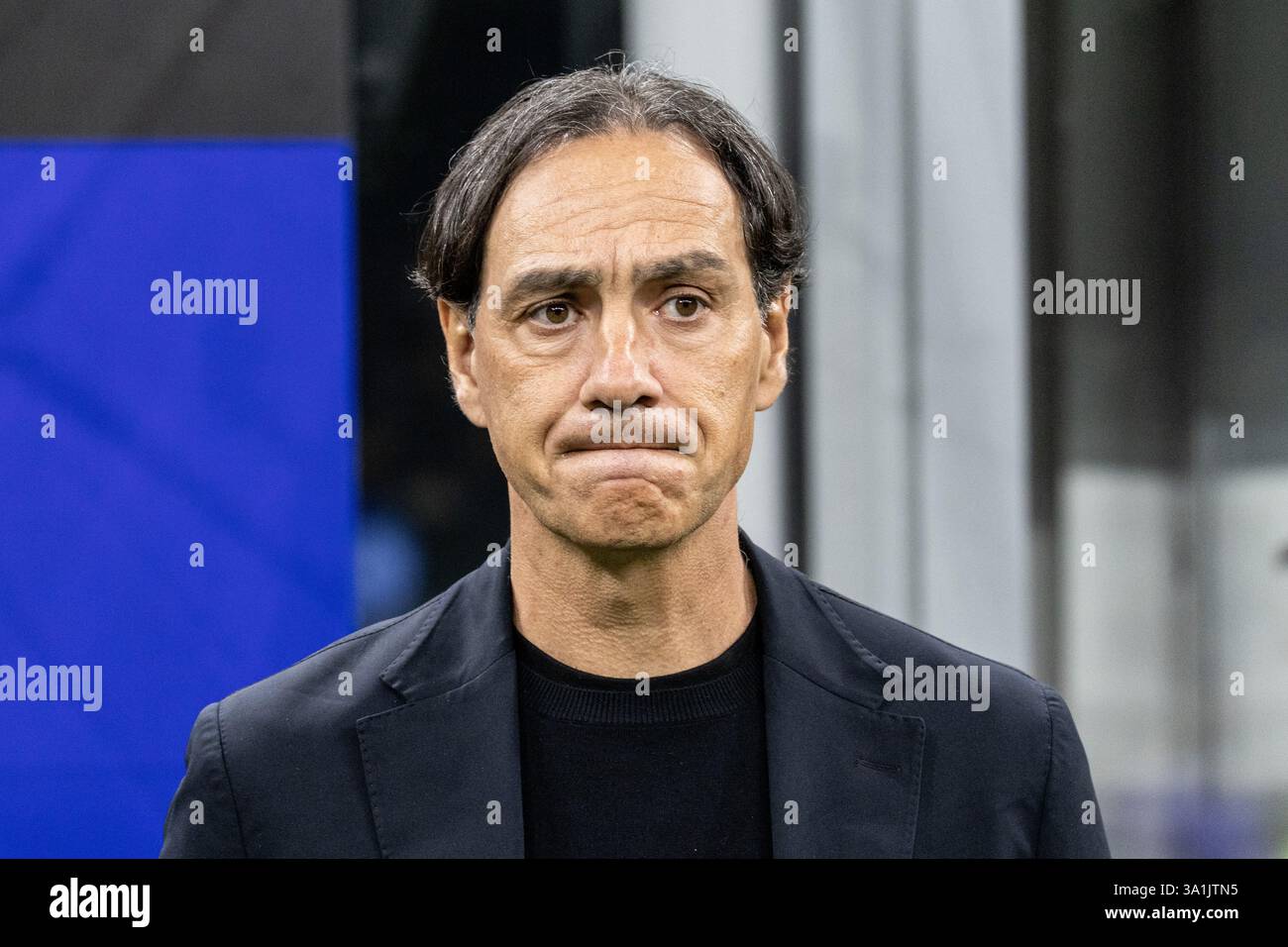Milan, Italy. 8th Mar, 2025. Alessandro Nesta head coach Monza during ...