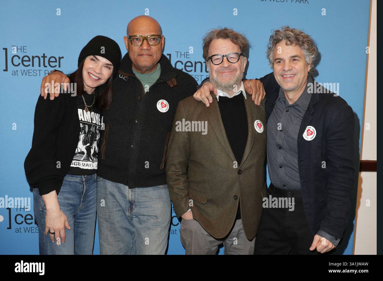 NEW YORK, NEW YORK MARCH 08, 2025: Julianna Margulies, Laurence ...