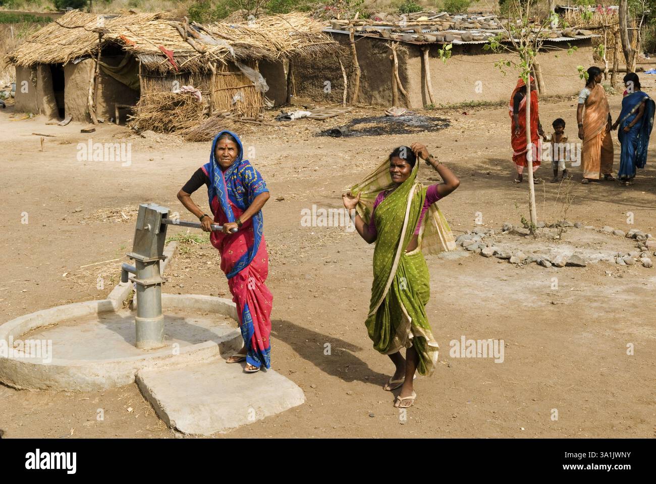 Hand pump water resource, Water shortage, Marathwada, Maharashtra, India, Asia Stock Photo - Alamy