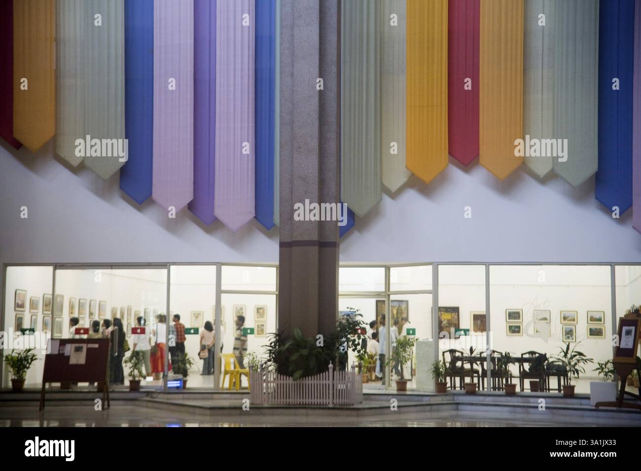 Nehru center Art Gallery inside discovery of India art exhibition ...