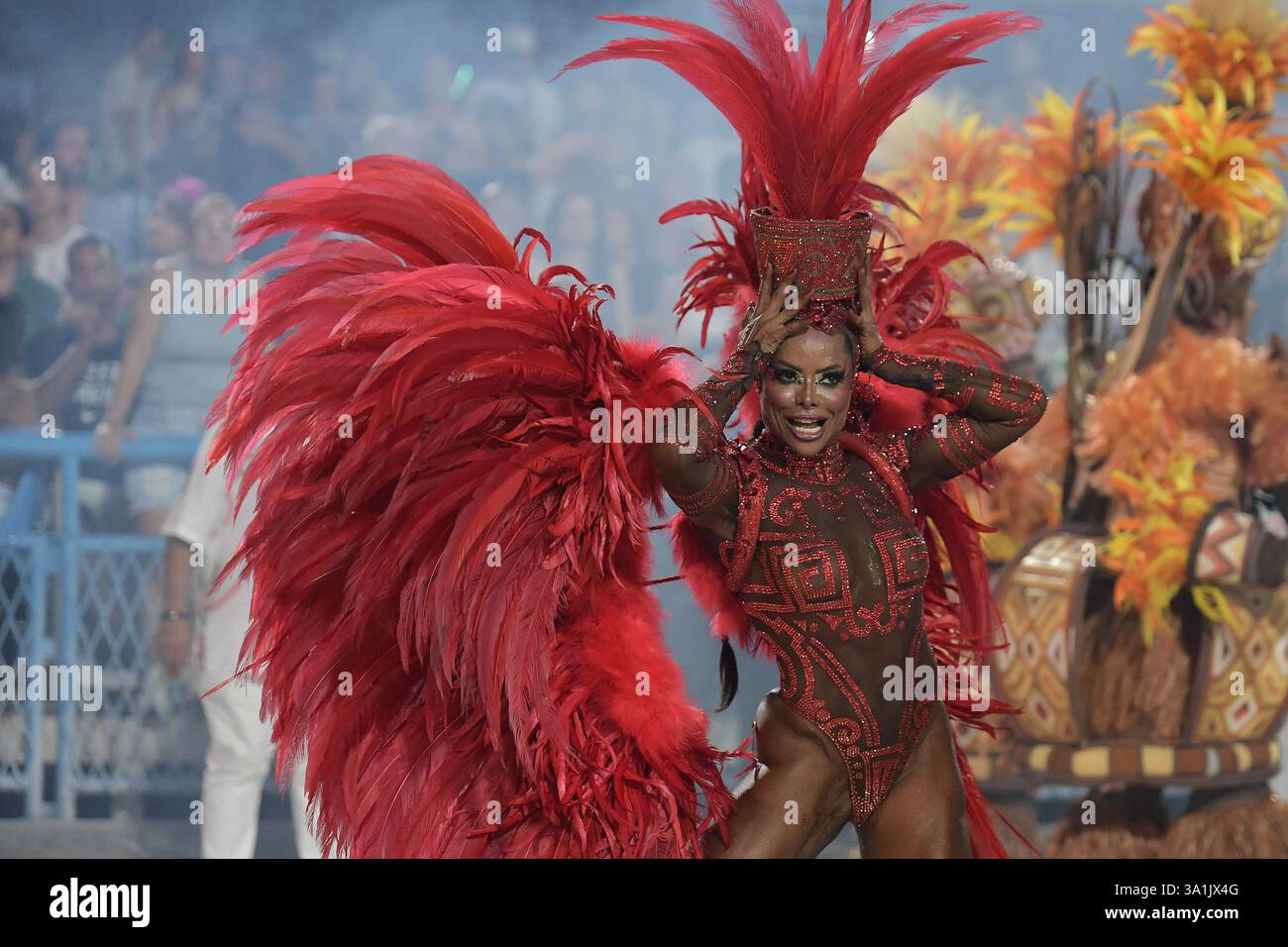 RJ - RIO DE JANEIRO - 03/08/2025 - CARNIVAL RIO 2025, CHAMPIONS PARADE - Adrian Bombom Members ...