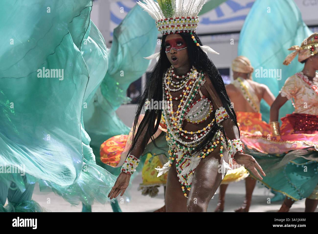 Rio De Janeiro, Brazil. 08th Mar, 2025. RJ - RIO DE JANEIRO - 03/08/2025 - CARNIVAL RIO 2025 ...