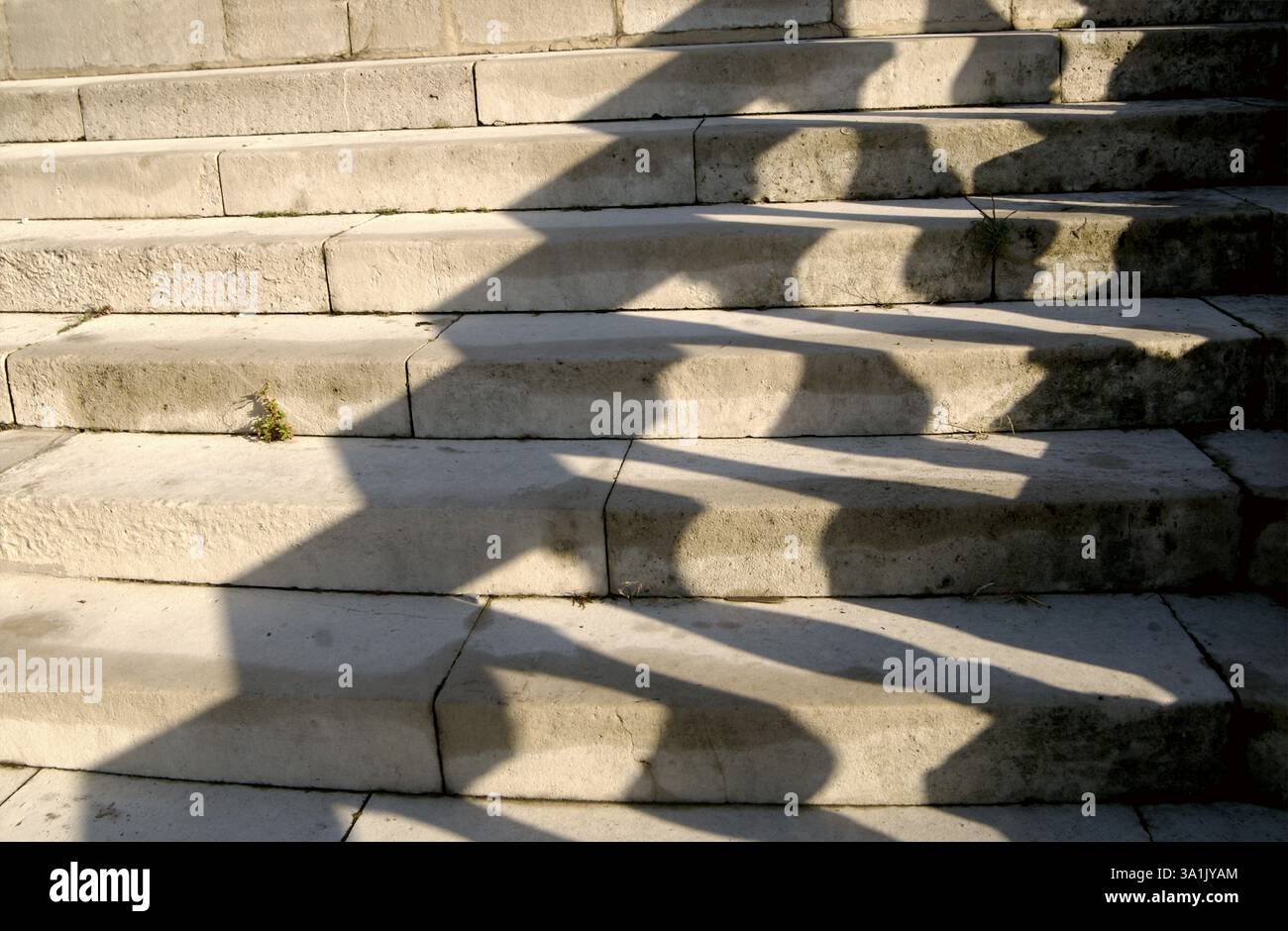 Shadow on stairs, Harrow On The Hill London, U.K. United Kingdom ...