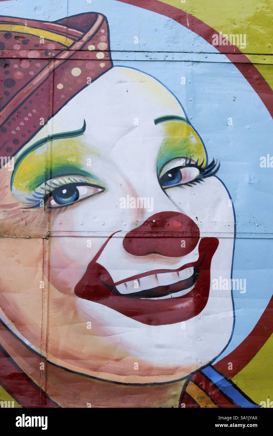 Poster of joker on entrance of Empire Circus, Bombay Mumbai ...