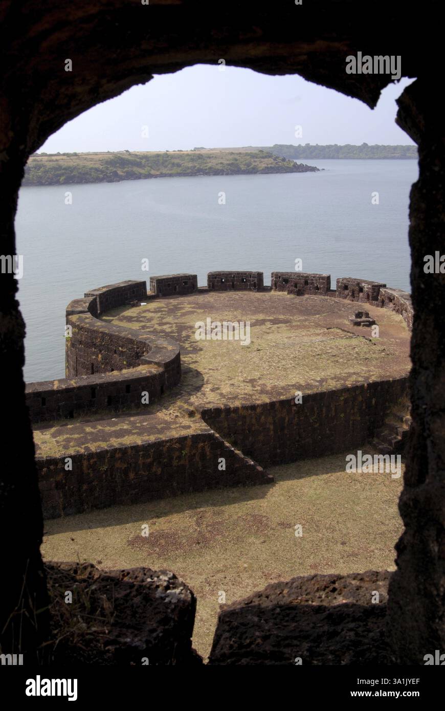 Vijaydurg fort side wall near Devgad, Dist Sindhudurga, Maharashtra ...