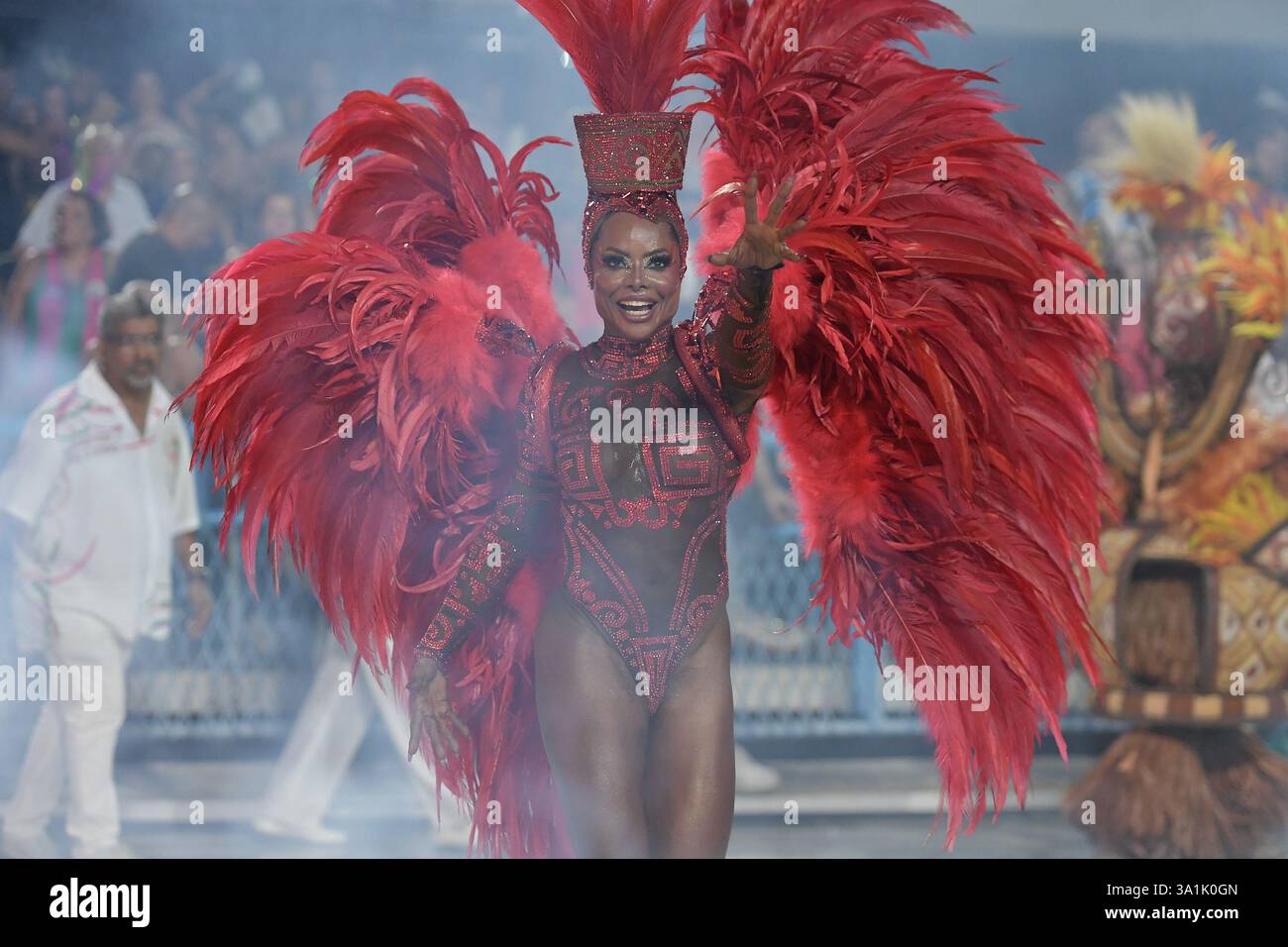 RJ - RIO DE JANEIRO - 03/08/2025 - CARNIVAL RIO 2025, CHAMPIONS PARADE - Adrian Bombom Members ...