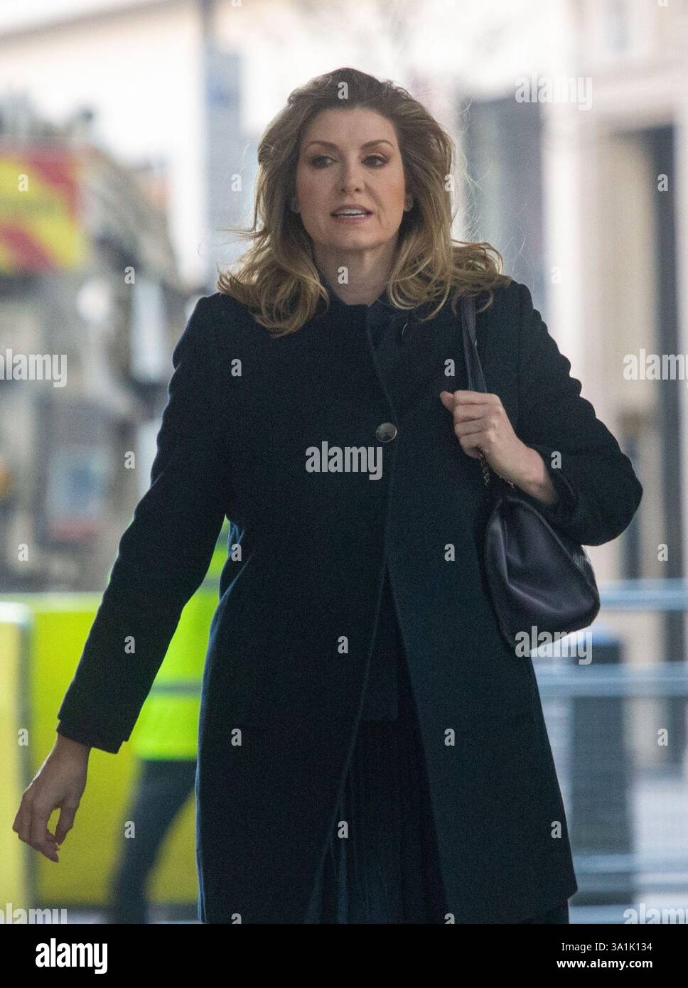 London, England, UK. 9th Mar, 2025. PENNY MORDAUNT is seen outside BBC ...