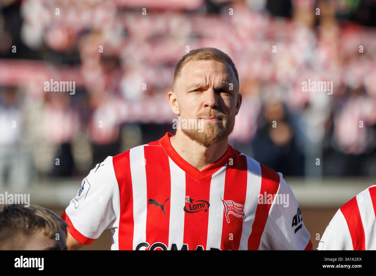 Krakow, Poland. 08th Mar, 2025. KRAKOW, POLAND, Mar 8 2025, A football ...