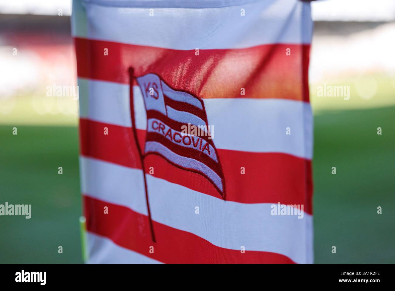 Krakow, Poland. 08th Mar, 2025. KRAKOW, POLAND, Mar 8 2025, A football ...